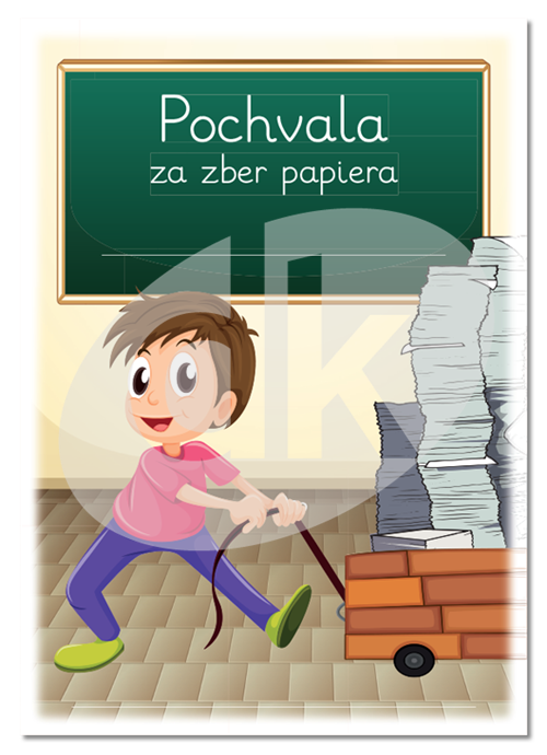 Pochvala za zber papiera | datakabinet.sk