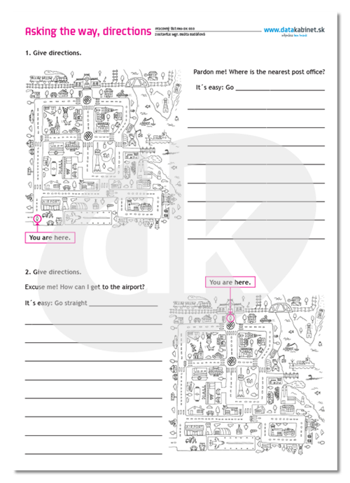 Asking the way, giving directions | datakabinet.sk