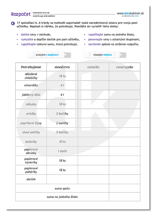 Rozpočet | datakabinet.sk