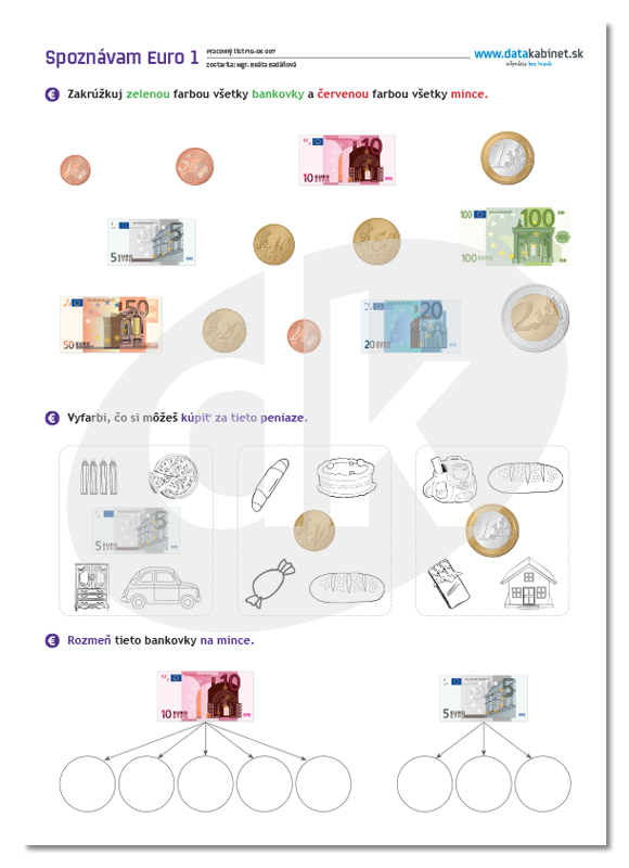 Spoznávam Euro 1 | datakabinet.sk