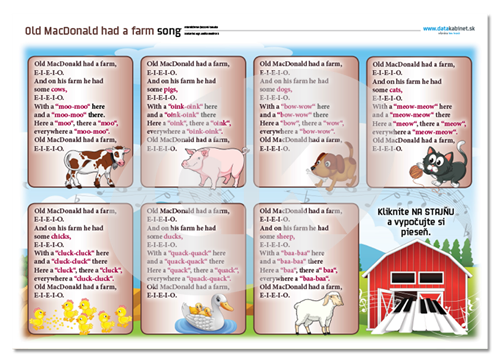 Old MacDonald song | datakabinet.sk