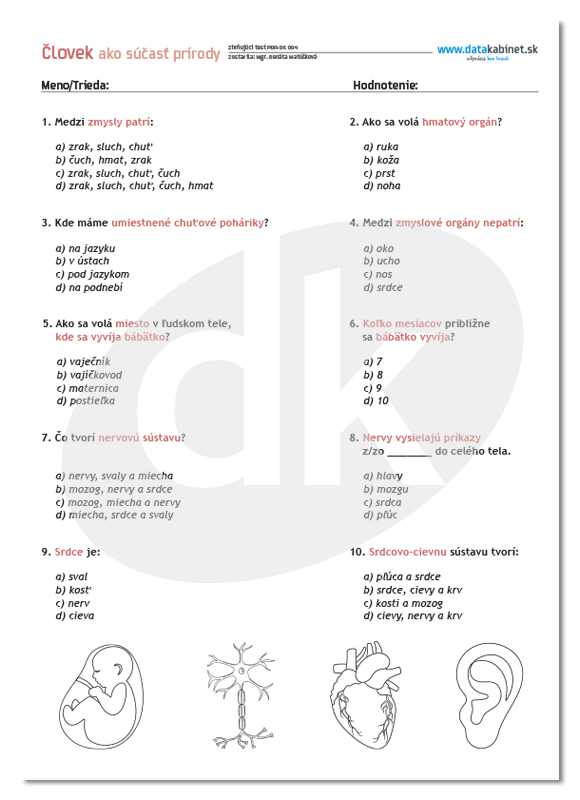 Človek ako súčasť prírody | datakabinet.sk