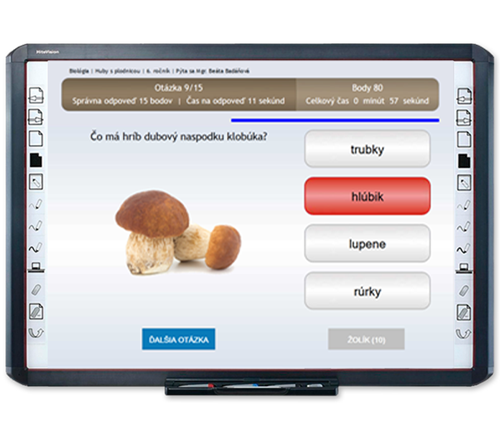 Kvíz - Huby s plodnicou | datakabinet.sk
