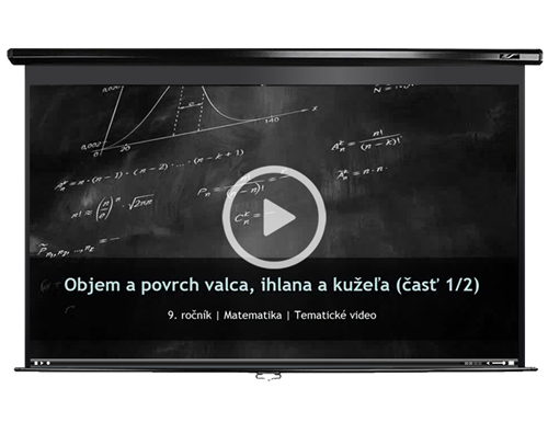 Objem a povrch valca, ihlana a kužela (1. časť) | datakabinet.sk